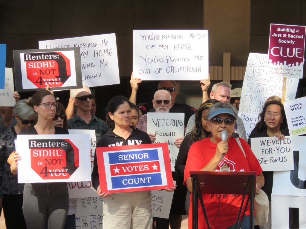 Rancho La Paz Residents Join Larger Protest at Anaheim City Hall ...