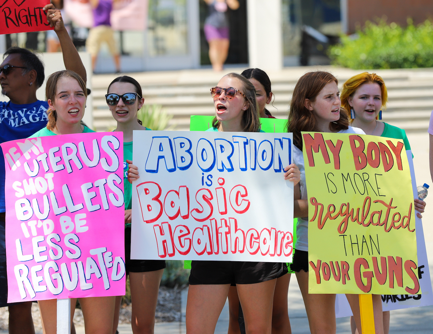 Local Youth Hold Protest for Abortion Rights - Fullerton Observer