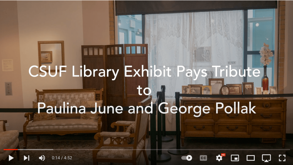 Emerson Little video on Paulina June and George Pollak exhibit at CSUF ...