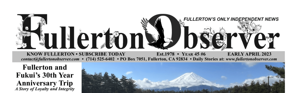 Early April Issue 2023 - Fullerton Observer