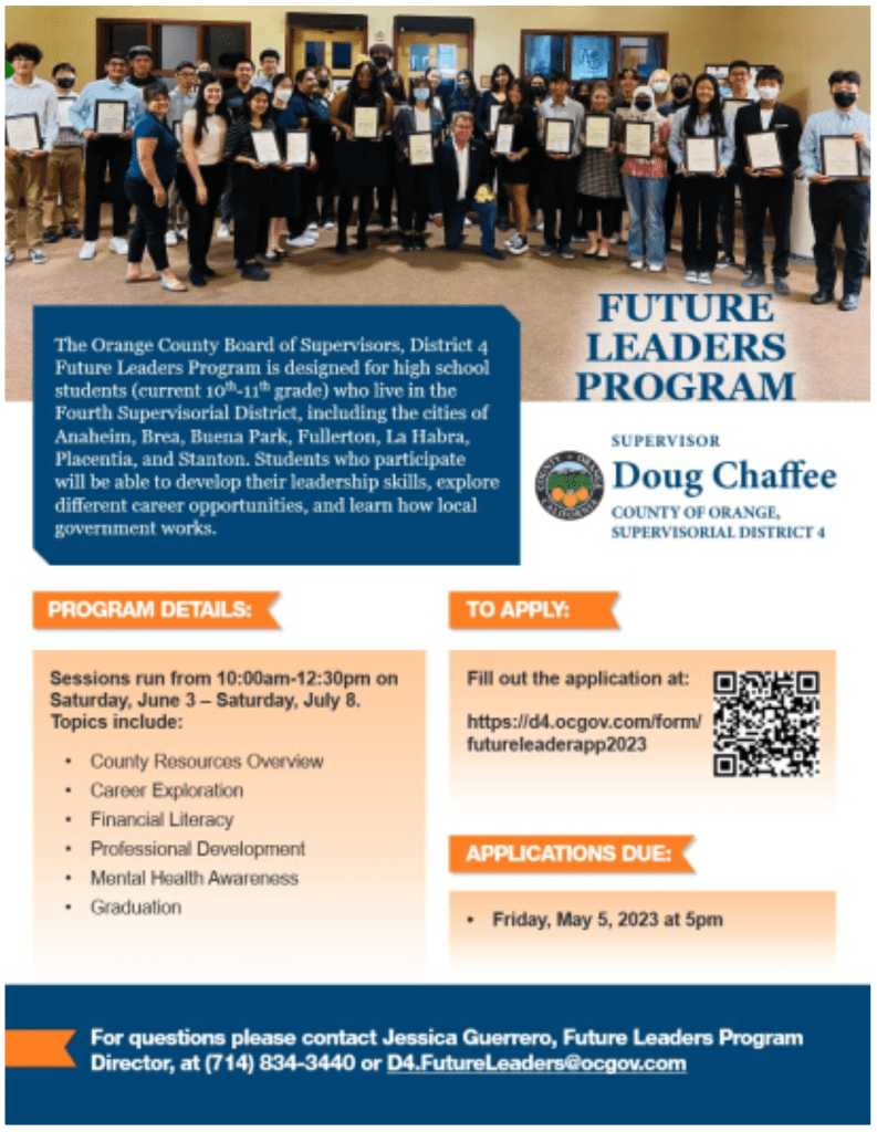 Future Leaders Program - Fullerton Observer