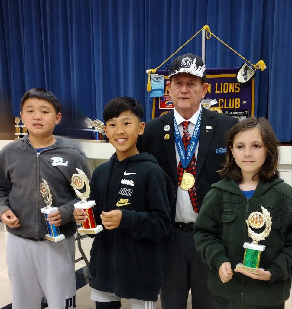 Fullerton Host Lions present winners of the City Scholastic Chess ...