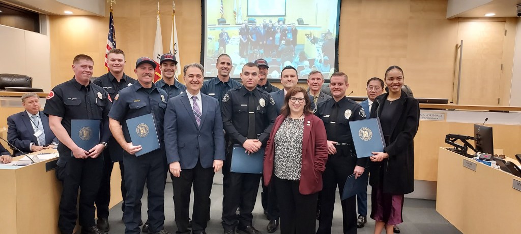The City of Fullerton recognizes Real Life Heroes for saving a child ...