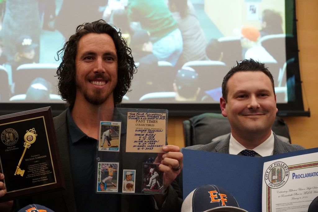 City of Fullerton Celebrates Michael Lorenzen's Baseball Career No ...