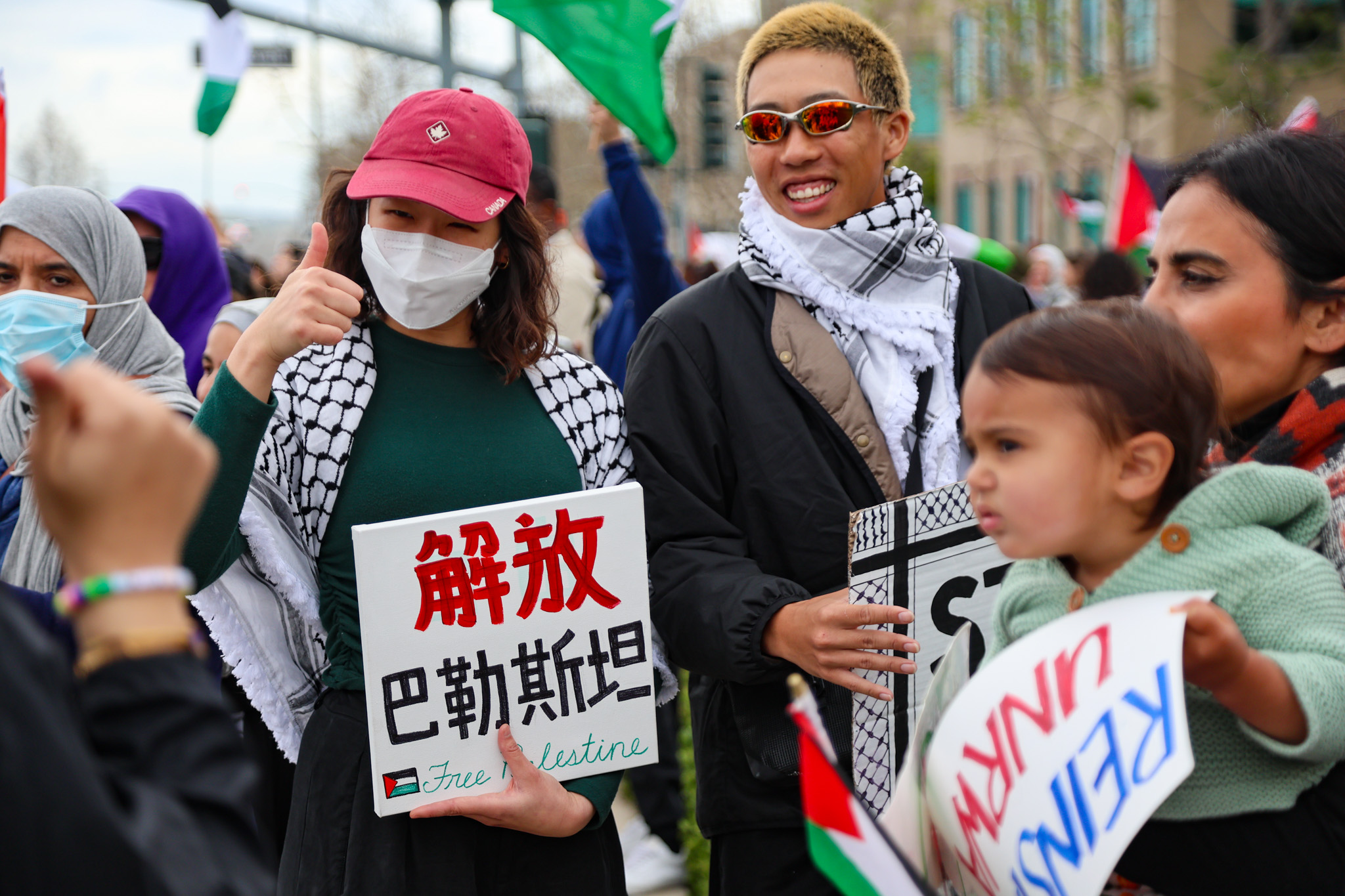 Palestinian American protesters and allies keep up the pressure ...