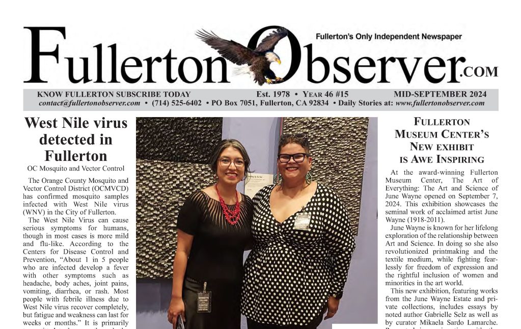 Read the Mid-September 2024 issue of the Fullerton Observer - Fullerton ...