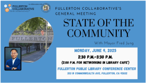 Fullerton Collaborative hosts Free State of the Community with Mayor ...